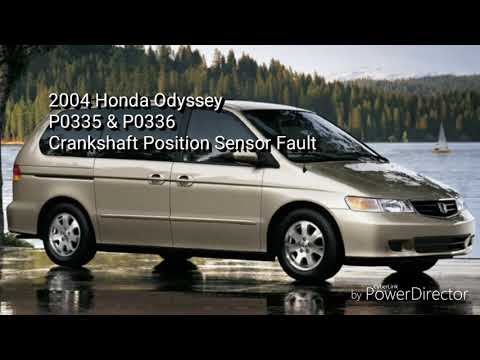 2004 Honda Odyssey P0335 and P0336 Crankshaft Position sensor FIX!