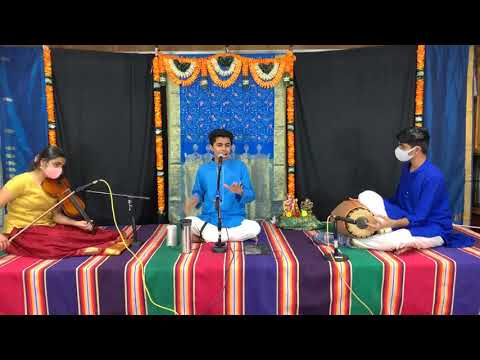 Sumanth Mahalingam Bay Area CA Vocal Aishwarya Anand - Violin, Santhosh Ravindrabharathy - Mrudangam