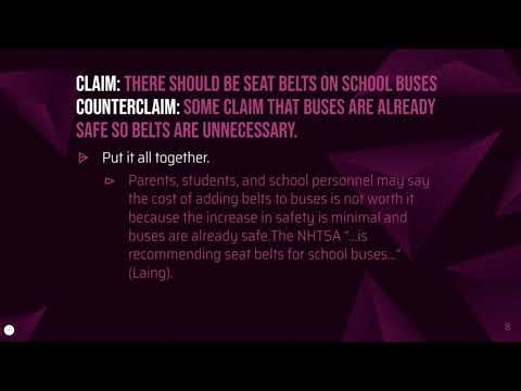 Writing a Counterclaim with a Rebuttal