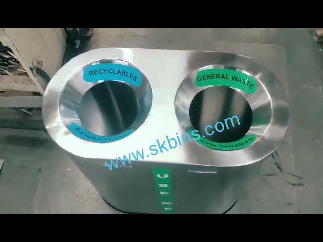 Recycled Trio Bins - Ss Recycle Bin Manufacturer from Mumbai