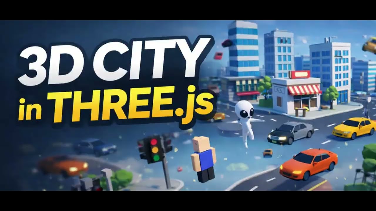 Create a 3D City in Minutes using AI 🤯 (Three.js Tutorial)