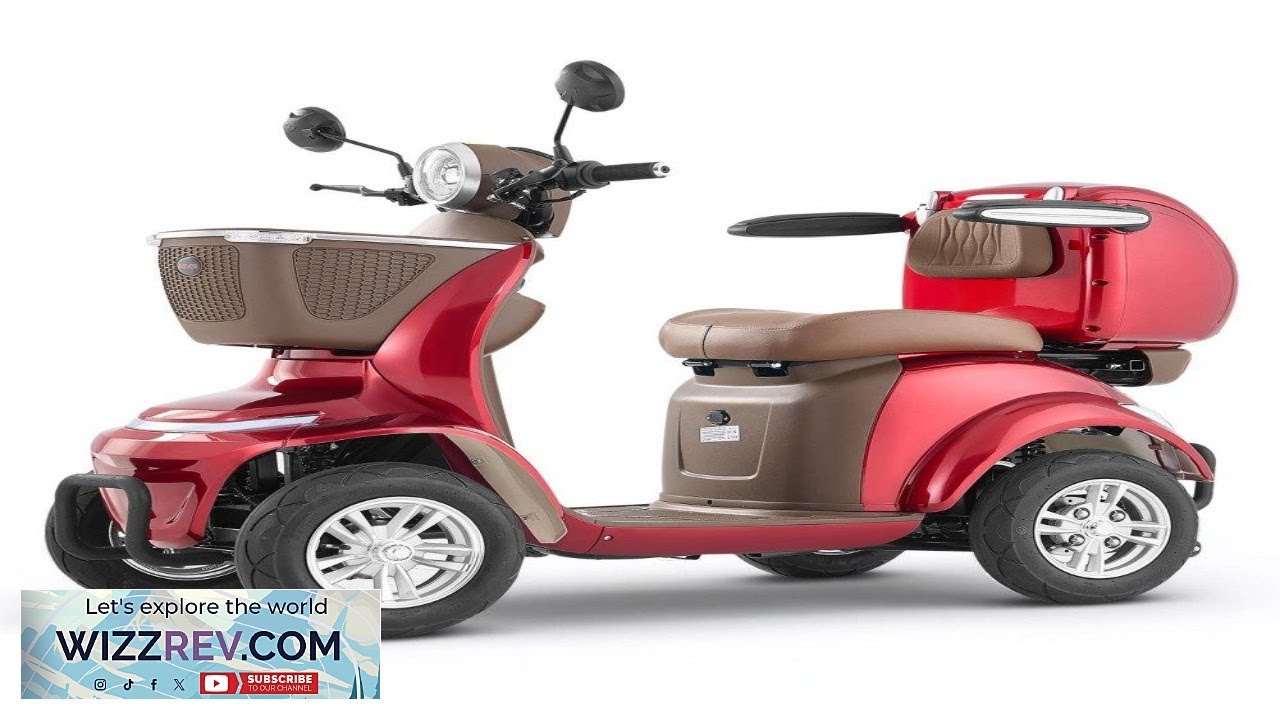 VEVOR Heavy Duty 4 Wheel Mobility Scooters for Seniors & Adults 500lbs Capacity
