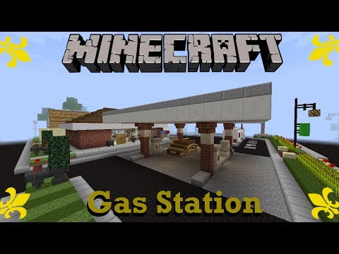 Suburban Gas Station Minecraft Map