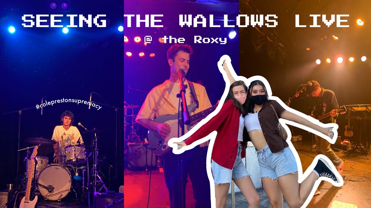 seeing the WALLOWS live at The Roxy!!