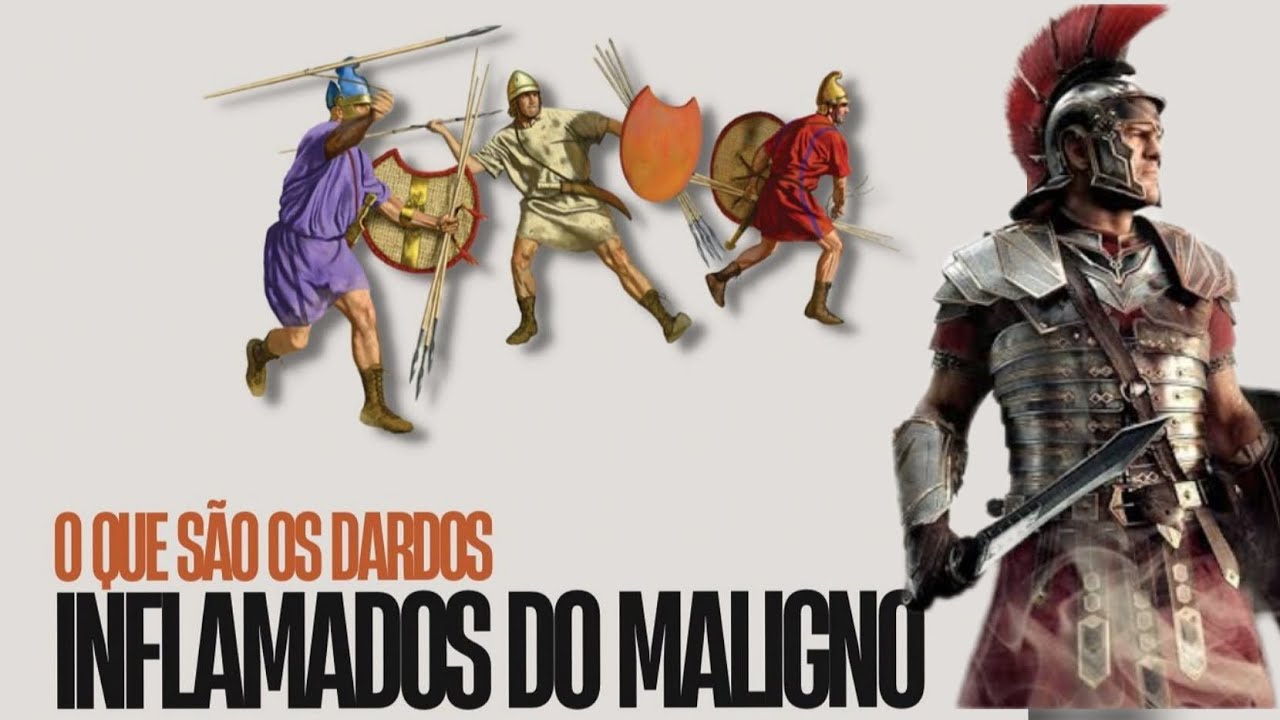 What are the fiery darts of the evil one, and how can they be extinguished?