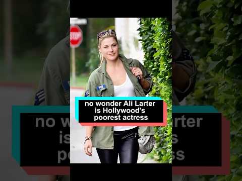 no wonder Ali Larter is Hollywood's poorest actress.#foryou #usa #celebrity
