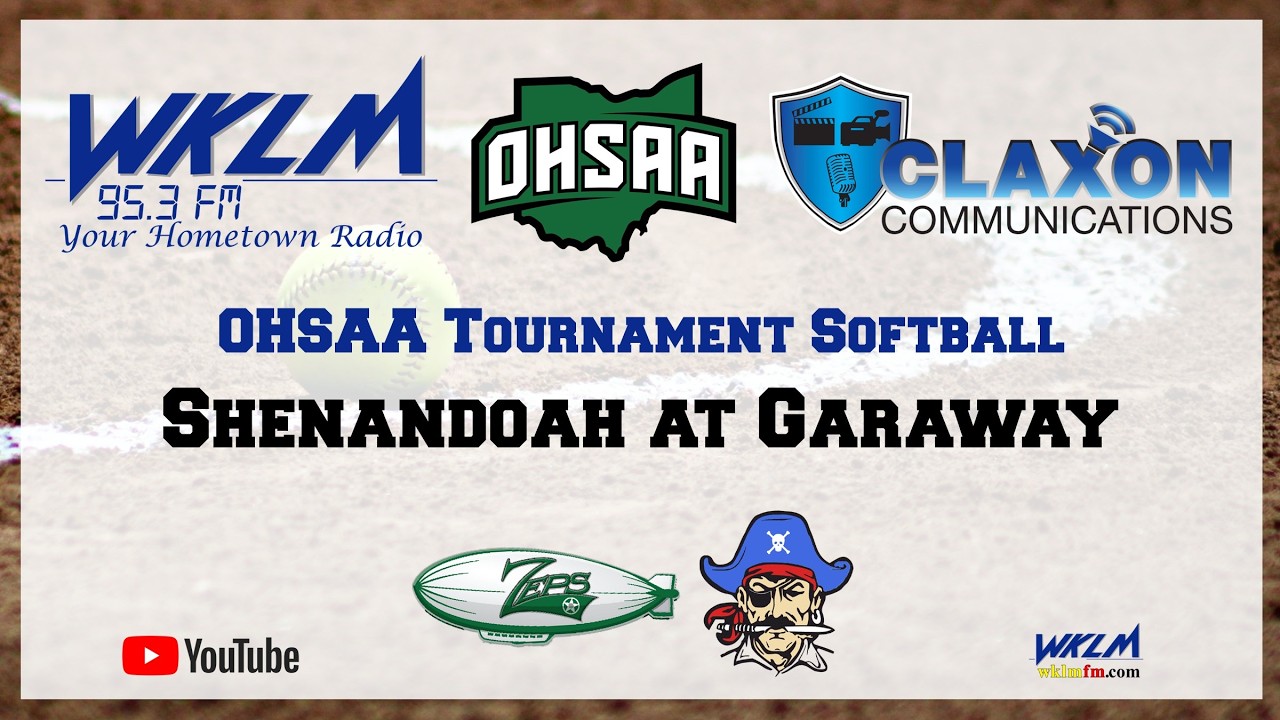 Shenandoah at Garaway - High School Tournament Softball from WKLM 95.3 FM