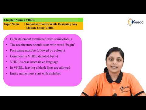 Important Points While Designing Any Module Using VHDL | Digital Electronics in EXTC Engineering