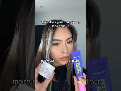 the secret to NON-cakey makeup