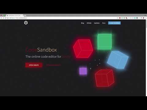 CodeSandbox Tutorial
