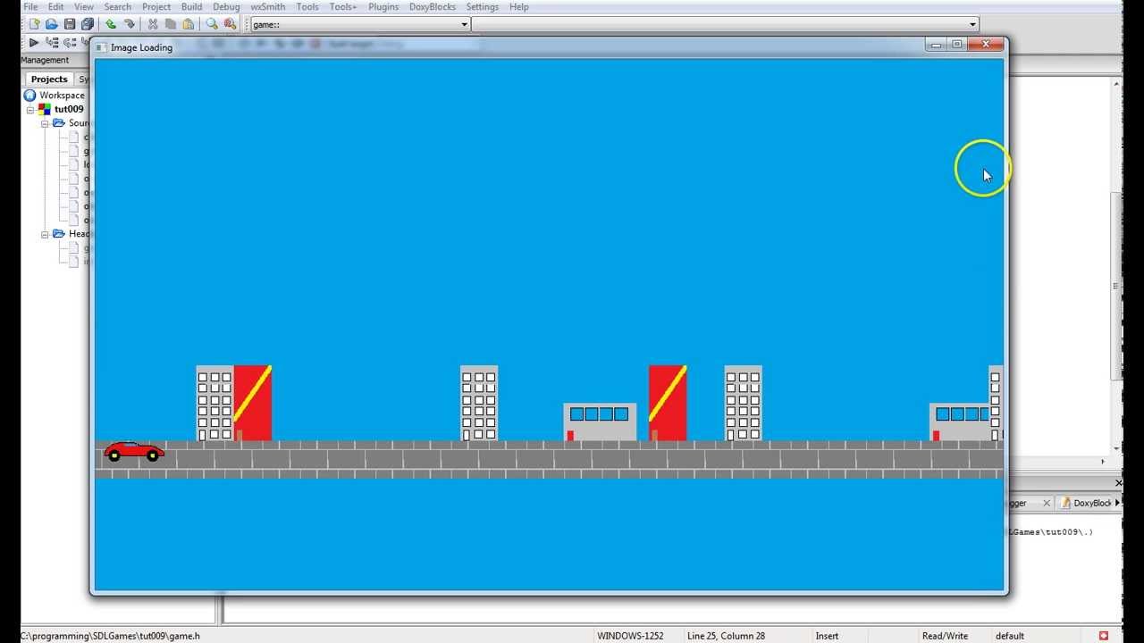 SDL2.0 tutorial 8  a better scrolling background