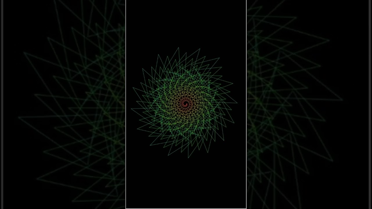 Making a colorful design using Python #py3 #python #pydroid3