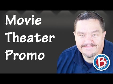 Movie Theater Promo Web Design by Brandon McCloskey