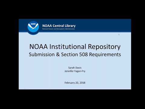 Submission & Section 508 Requirements