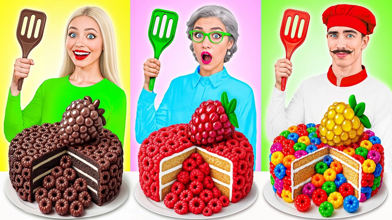 Me vs Grandma Chocolate Food Challenge | Epic Food Battle by Multi DO Challenge