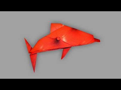 Origami Delfin: Faltanleitung (Live erklärt) | The Secrets of Origami