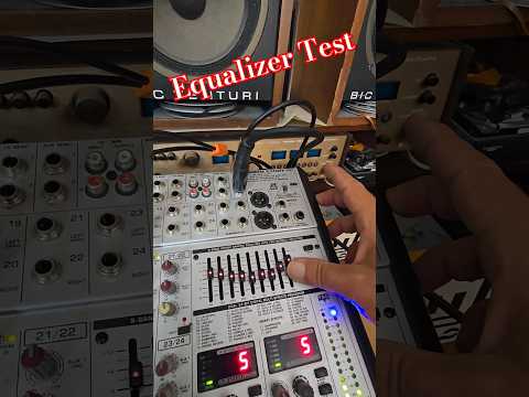 Equalizer Sound Test - BEHRINGER EURODESK SL-2442FX-PRO Mixing Console @youtubecreators