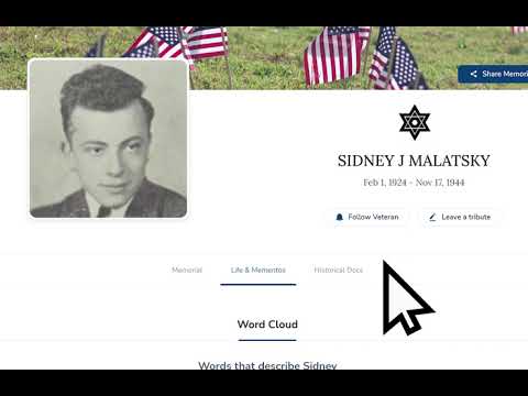 Post Historical Documents to a loved one's page on VLM at Va.Gov/Remember