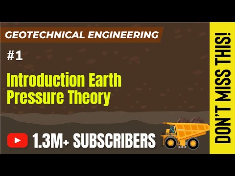 Introduction Earth Pressure Theory - Earth Pressure Theories - Geotechnical Engineering - GATE ...