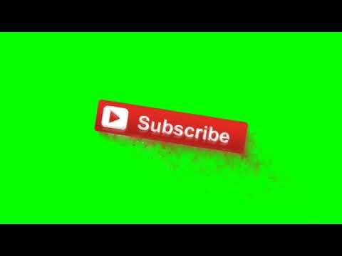 Green screen subscribe button NON COPYRIGHT STRIKE VIDEO