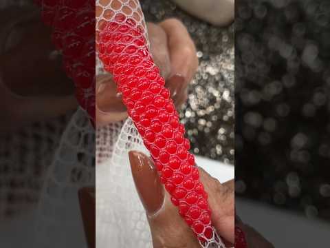 Juicy Red Raspberry Nail that turns Poisonous White in Water ????☠️???? #nails #art #cute #nailtutorial