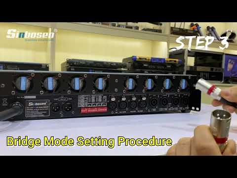 Does your amplifier have bridge function? How do we use the bridging function?