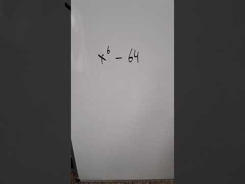 Find all factors of x^6 - 64