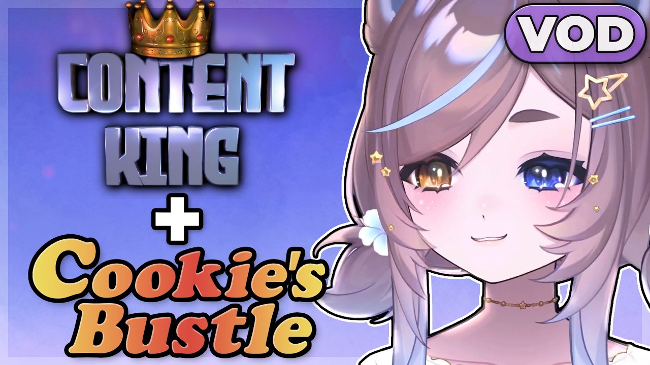 Queen of Hopecore: Content King and Cookie's Bustle with Snuffy! | 3/28/26 VOD