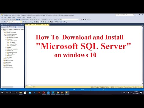 How To Download Microsoft SQL Server on windows 10
