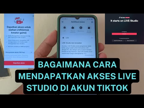 BAGAIMANA CARA MENDAPATKAN AKSES LIVE STUDIO DI AKUN TIKTOK