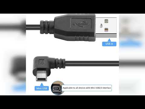 Review: PASOW Mini USB Power Cable 90 Degree Left Angle (No Data Transfer) - USB 2.0 A-Male to...