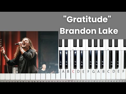 Gratitude - Piano Tutorial and Chords - Brandon Lake