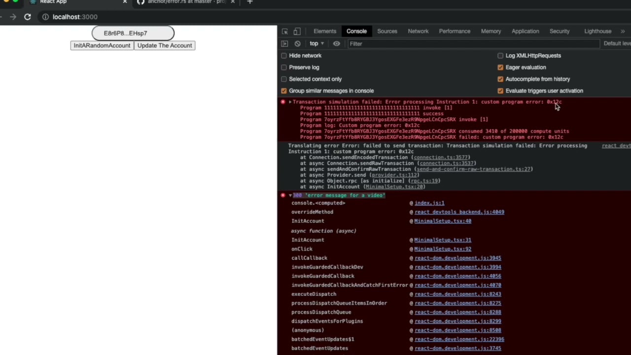 Intro to Handling Error Messages in Anchor (Solana Tutorial)