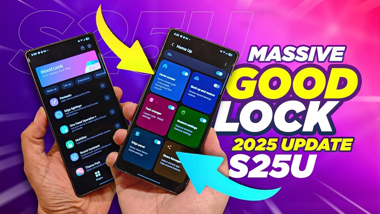 Exploring Good Lock 2025 and HomeUp Features for Galaxy S25 Ultra ...