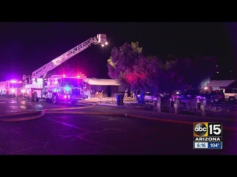 Fire displaces adults and children in Mesa