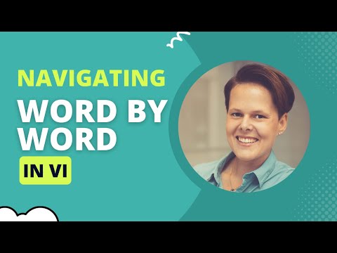 How to navigate by words in vi and vim | Command Line 101