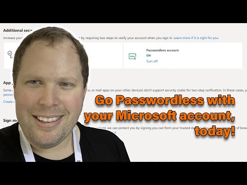 VLOG #109 - Go passwordless with your Microsoft account, today!