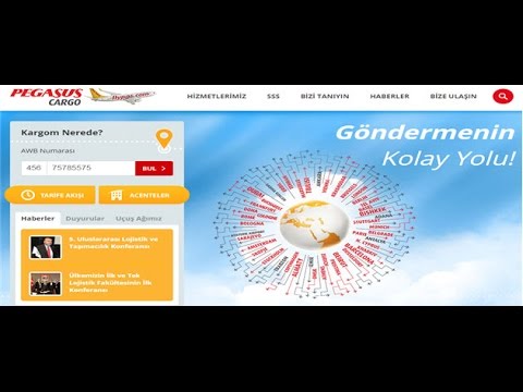 Pegasus Cargo Tracking,Pegasus Air Cargo Tracking Status
