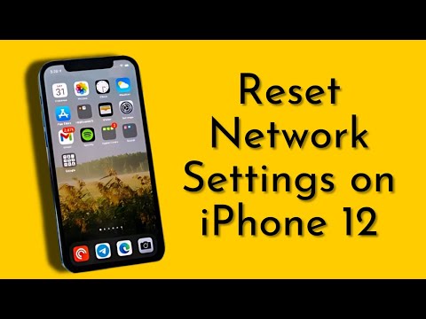 How to Reset Network Settings on iPhone 12?