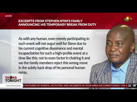 Stephen Ntim takes temporary break as NPP Chairman due to health concerns