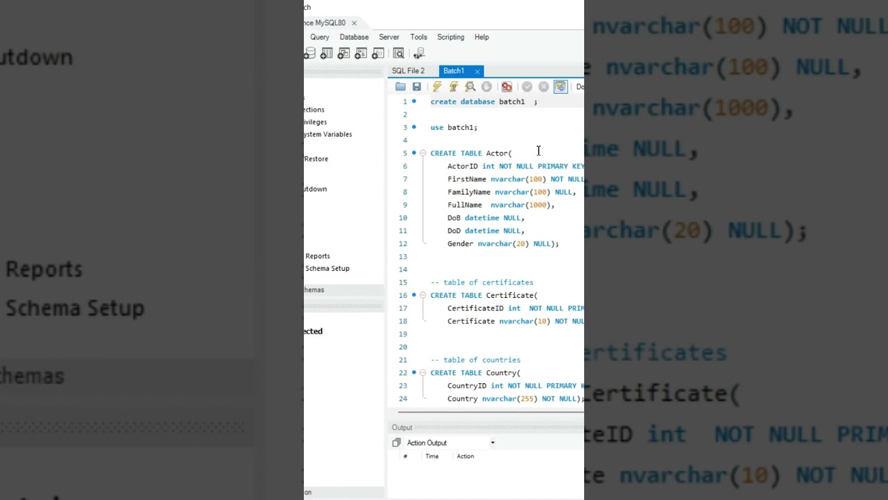 How import data on My SQL workbench
