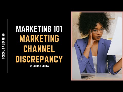 What are the 4 Discrepancy in the Marketing Channels (Logistics/Distribution)?