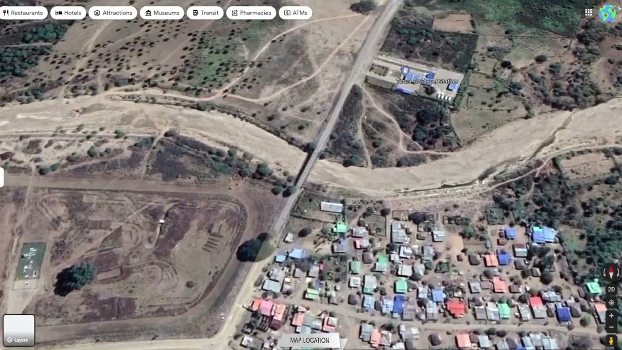 Where on the map - East Timor (Timor-Leste)