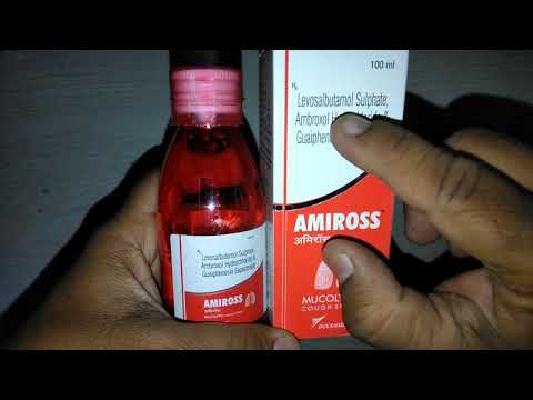 AMIROSS Expectorant uses composition side effects precaution dosage & review in Hindi