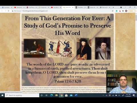 8) The Word For All Ages: Identifying The Preserved Text In History
