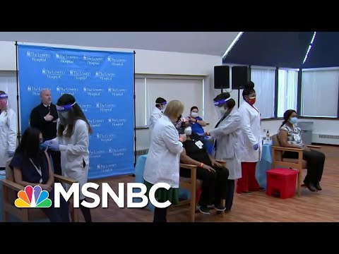 Chicago Administers First Doses Of Pfizer Covid Vaccine At West Side Hospital | Craig Melvin | MSNBC