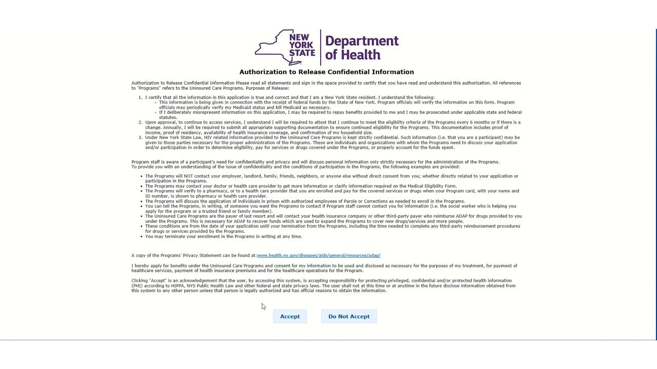 How to submit documents online for the Uninsured Care Program