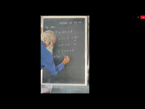 Factors of 27 without using multiplication tables