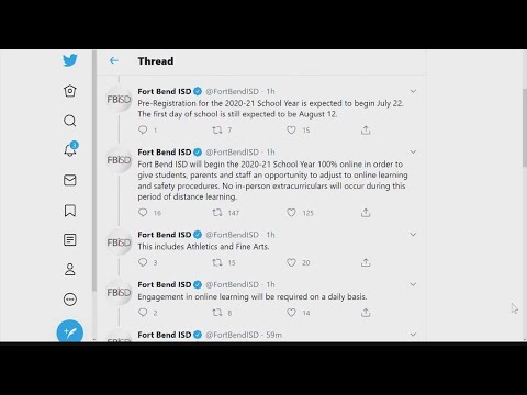 No in-person learning: Fort Bend ISD will begin school year 100% online