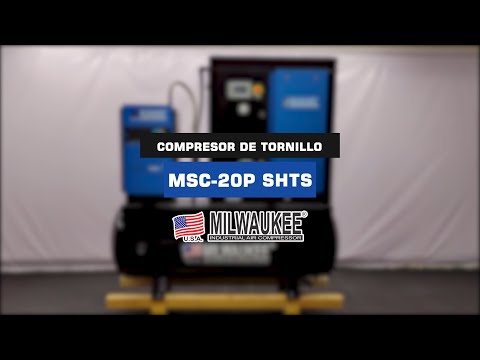 Compresor de Tornillo Milwaukee MSC-20P SHTS